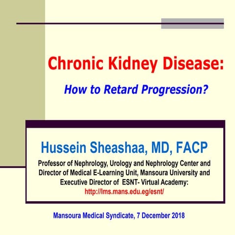 How to retard ckd progression 7 dec 2018 | PDF