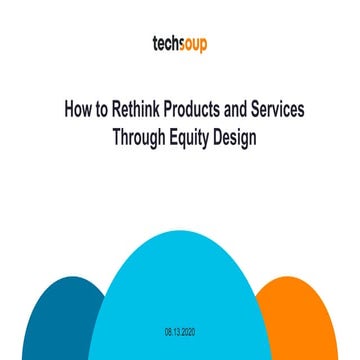 How to Rethink Products and Services Through Equity Design | PDF