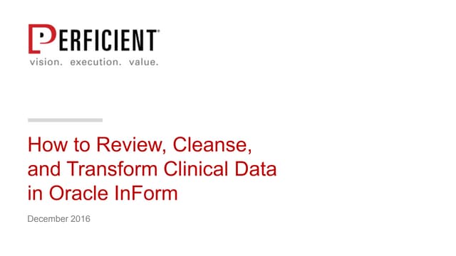 Using JReview to Analyze Clinical and Pharmacovigilance Data in ...