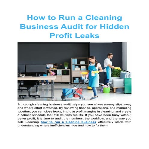 How to Run a Cleaning Business Audit for Hidden Profit Leaks.pdf