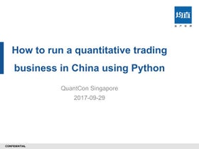 How to design quant trading strategies using “R”? | PPT