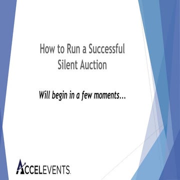 How to Plan a Charity Auction | PPTX