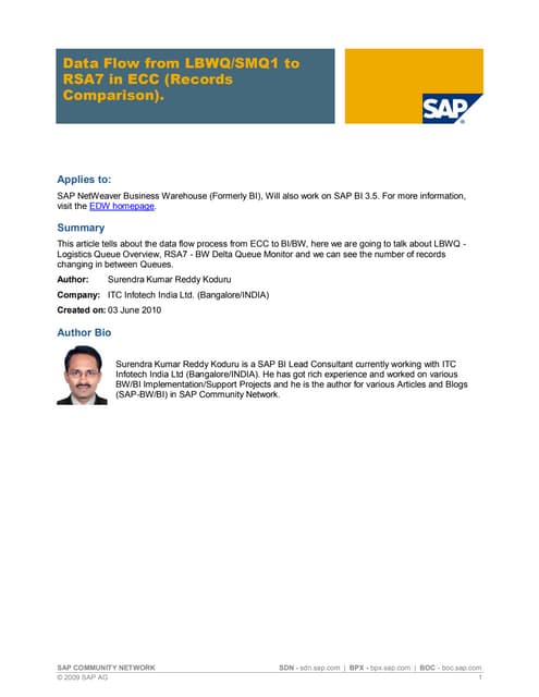 Step by step on changing ecc source systems without affecting data modeling objects in sap bw | PDF