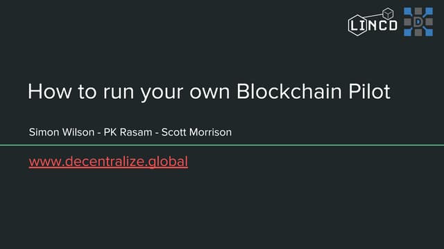 Blockchain Lunch and Learn | PPTX