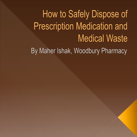 Pharmaceutical waste disposal- A Comprehensive guide | PDF
