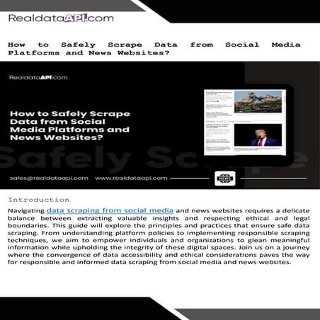 How to Safely Scrape Data from Social Media Platforms and News Websites ...