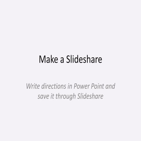 Save a Slideshare in a Wiki | PPT