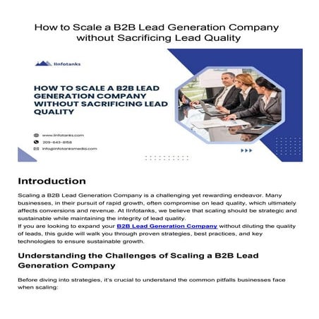 B2B Lead Generation Company in Massachusetts | PPTX