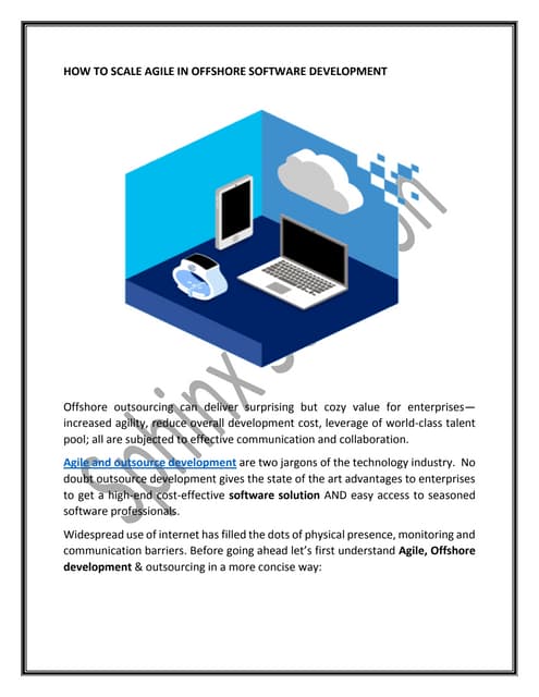 A CEOs guide to the world of offshore software development | PPT
