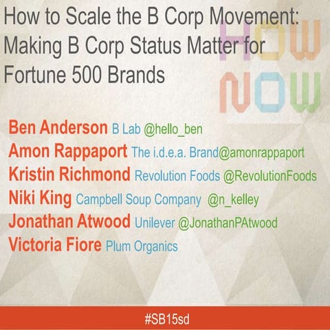 How to scale the b corp movement making b corp status matter for ...