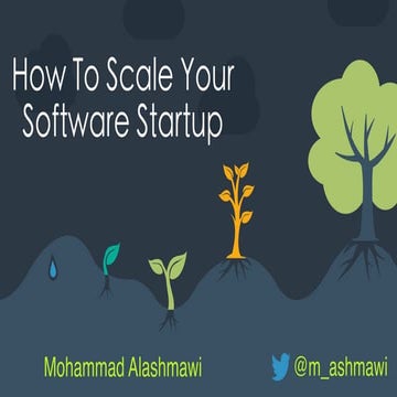 How to scale your software startup | PPT