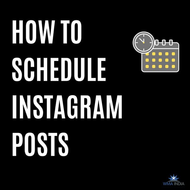 How to Schedule Instagram Posts using Facebook Creator Studio | PDF