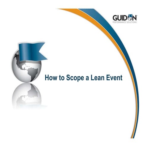 How To Scope A Lean Event | PDF