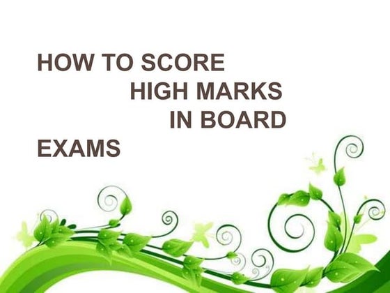 Exam preparation ( How to Study for Exams) | PPT