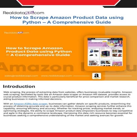 How to Scrape Amazon Product Data using Python – A Comprehensive Guide.pptx