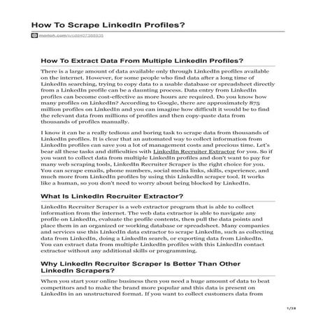 How To Scrape LinkedIn Profiles.pdf