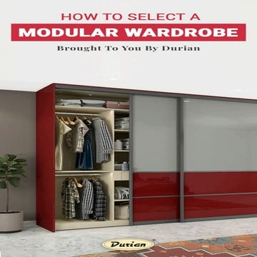 How to Select a Modular Wardrobe | PDF