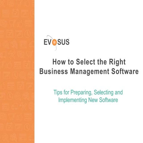 How to Select the Right Business Management Software | PPT