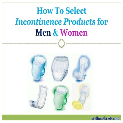 Adult Diapers for Urinary Incontinence | PDF