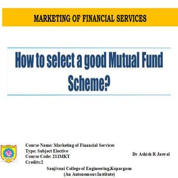 How to select mutual fund | PPT