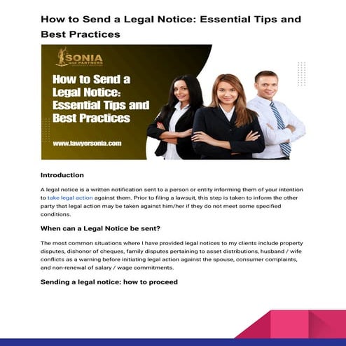 How to Send a Legal Notice_ Essential Tips and Best Practices.pdf