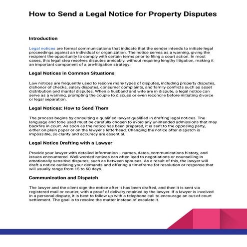 How to Send a Legal Notice for Property Disputes.docx