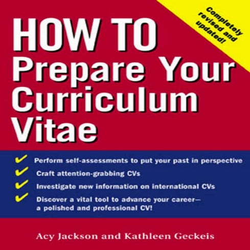 (How to series) acy jackson, kathleen geckeis how to prepare your ...