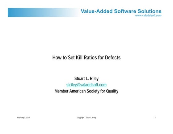 Control Charts For Semiconductor Defect Management | PPT