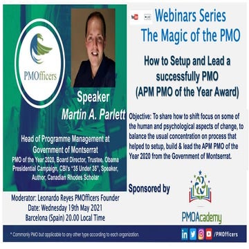 How to setup and lead a successfully PMO | PDF