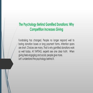 The Psychology Behind Gamified Donations: Why Competition Increases ...