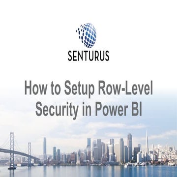 How to Set Up Row-Level Security in Power BI | PPTX