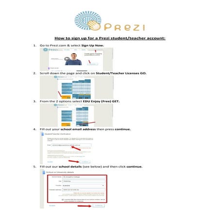 Enrolment Tutorial | PPTX