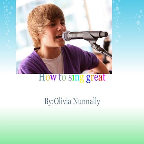 How to sing-1 | PPT