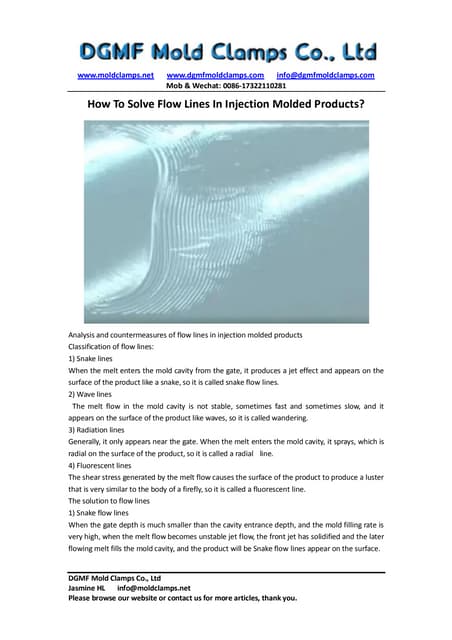 Plastic Molding Defects | PPTX