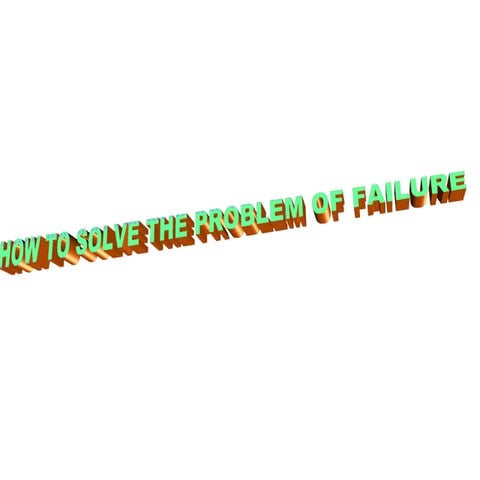 How to solve the problem of failure | PPT
