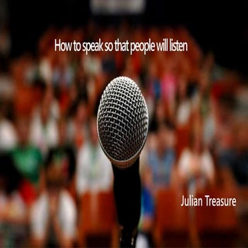 How to speak so that people want to LISTEN | PPTX