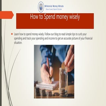 How to Spend Money Wisely | PPTX