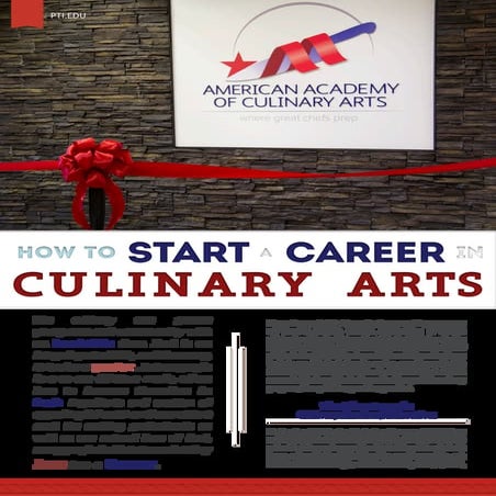 How to Start a Career in Culinary Arts | PDF