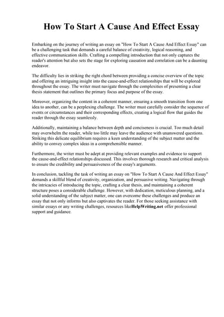 Sample Cause And Effect Essay.pdf