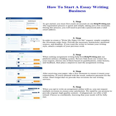 How To Start A Essay Writing Business. Online assignment writing ...