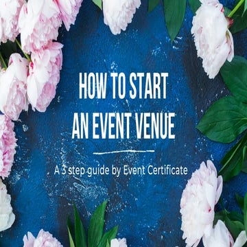 How to Start a Profitable Event Management Company | PPTX