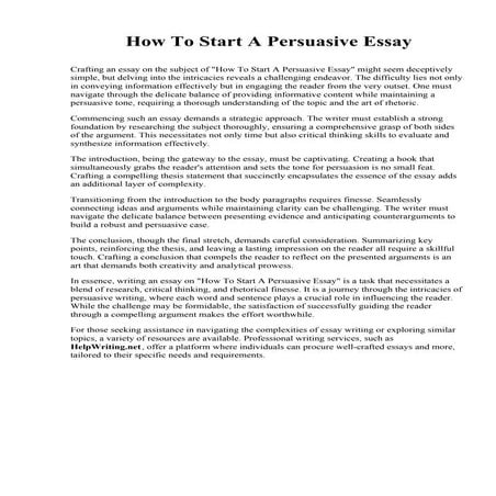 Factual Essay Example. Athens State University | PDF