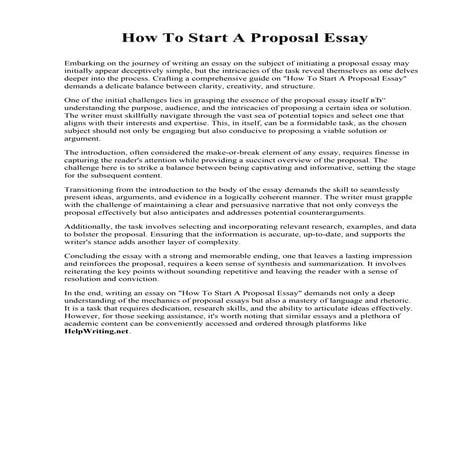 How To Start A Proposal Essay.pdf