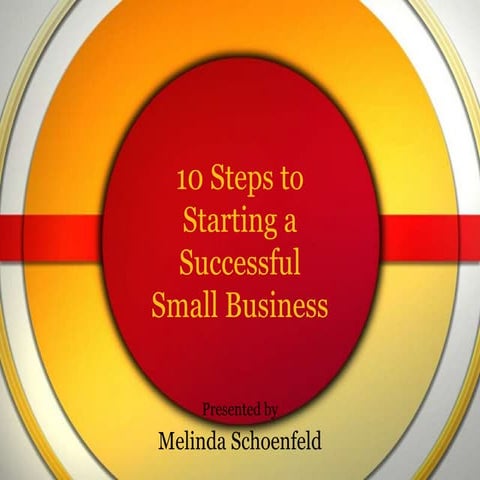 How to Start a Small Business | PPTX