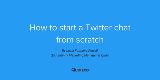 Twitter chat planning checklist | PDF | Social Networking | Internet
