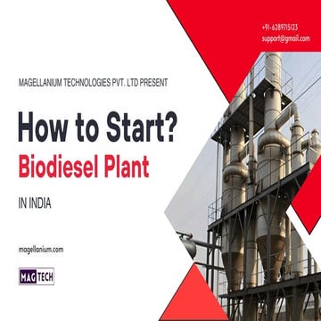 How to start biodiesel plant ? complete guid pdf | PPT