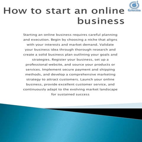 How to Start business online in India | A Step-by-Step Guide | PDF | Free Download