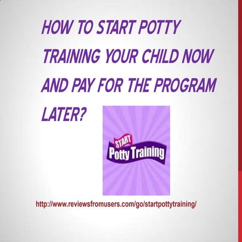 Potty train your Child by noon | PDF