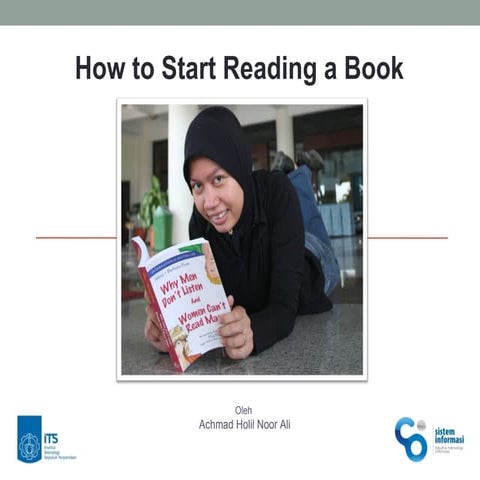 How to start reading a book | PPT