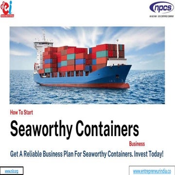 How To Start Seaworthy Containers Business | Get A Reliable Business ...